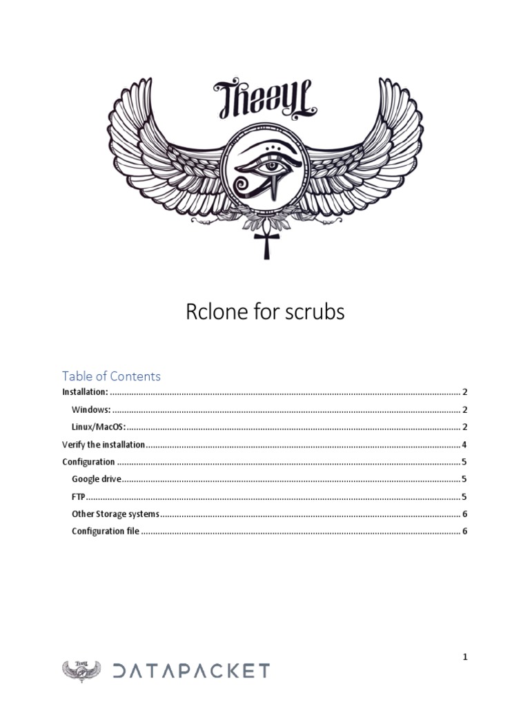 Rclone Guide PDF | PDF | File Transfer Protocol | Command Line Interface