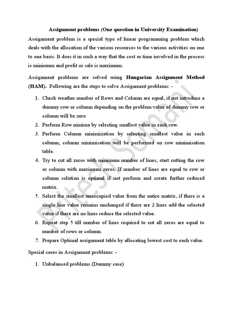 Assignment Notes | PDF | Mathematical Optimization | Algorithms