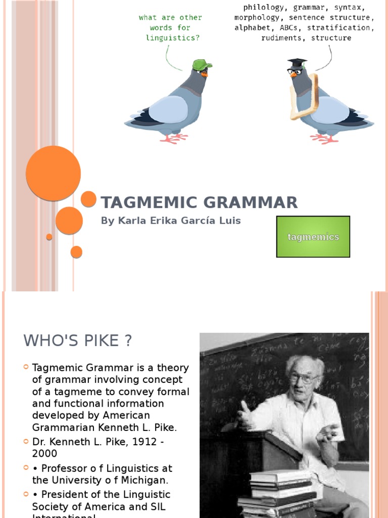 Tagmemic Grammar | PDF | Foreign Language Studies