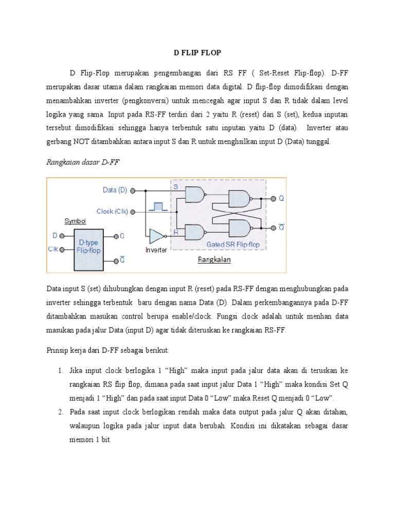 D Flip Flop | PDF
