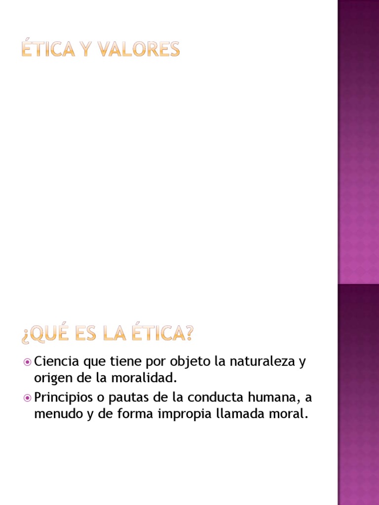 Etica y Valores PDF | Descargar gratis PDF | Moralidad | Comportamiento