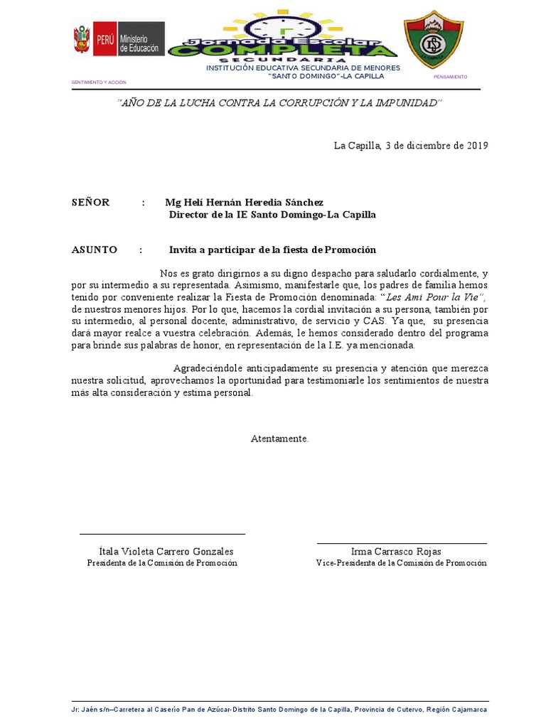 Solicitud de Apoyo | PDF