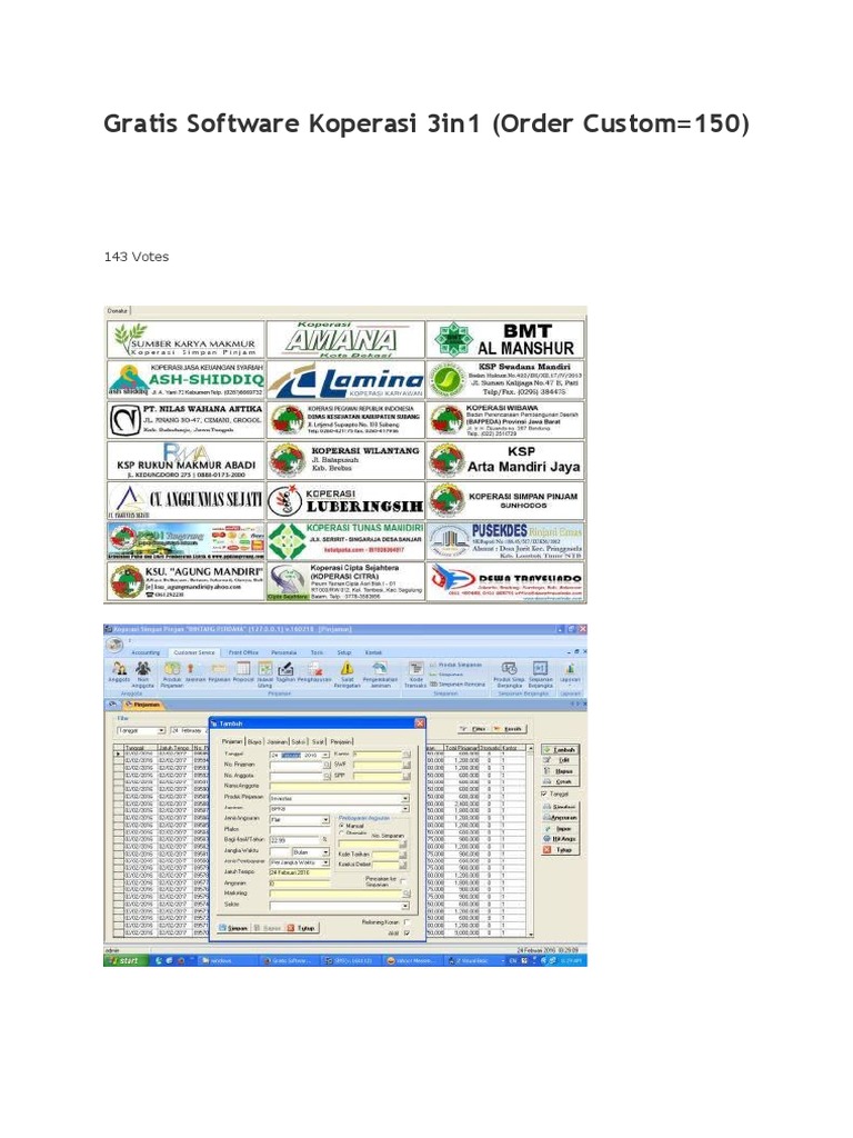 Gratis Software Koperasi 3in1 | PDF