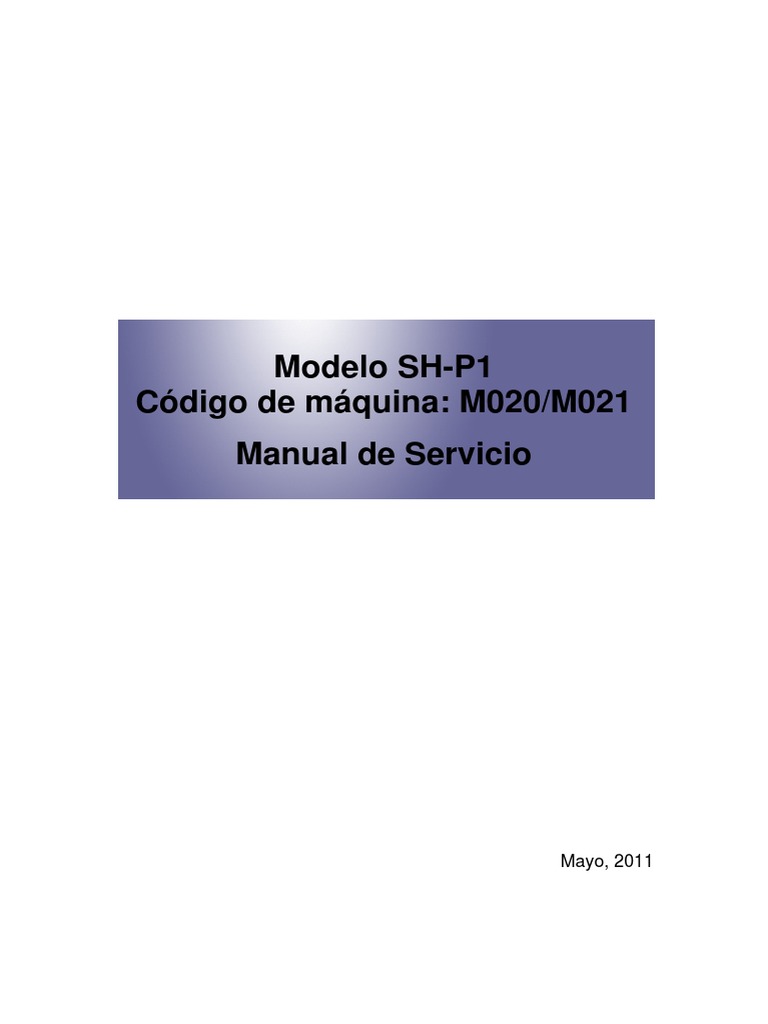 Manual de Servicio Ricoh SP 5210 | PDF | Programa de computadora ...