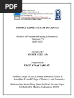 Fire Insurance-Case Study | PDF | Insurance Policy | Insurance
