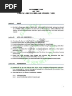 Football Club Constitution Template | PDF | Social Equality | Committee