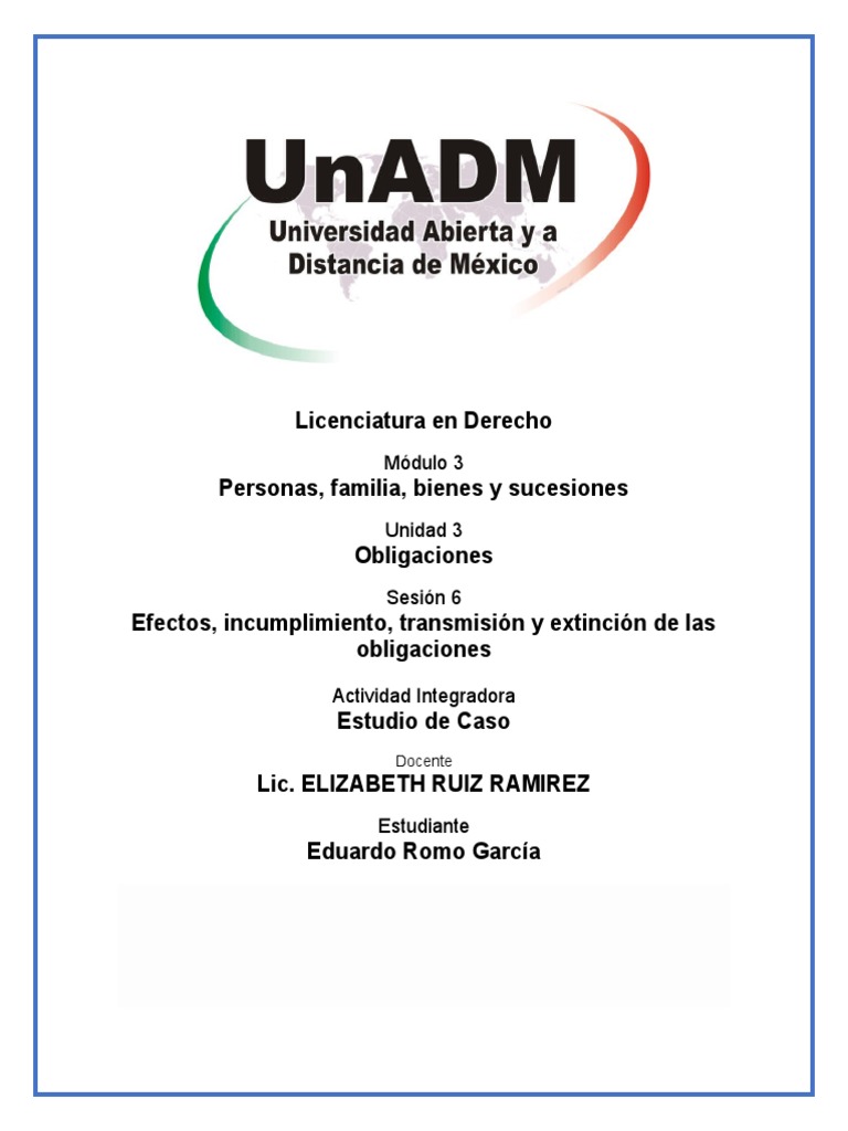 M3 U3 S6 Edrg | PDF | Legado | Herencia