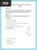 Protocolo de Enema Evacuante | PDF | Medicina CLINICA | Especialidades Medicas