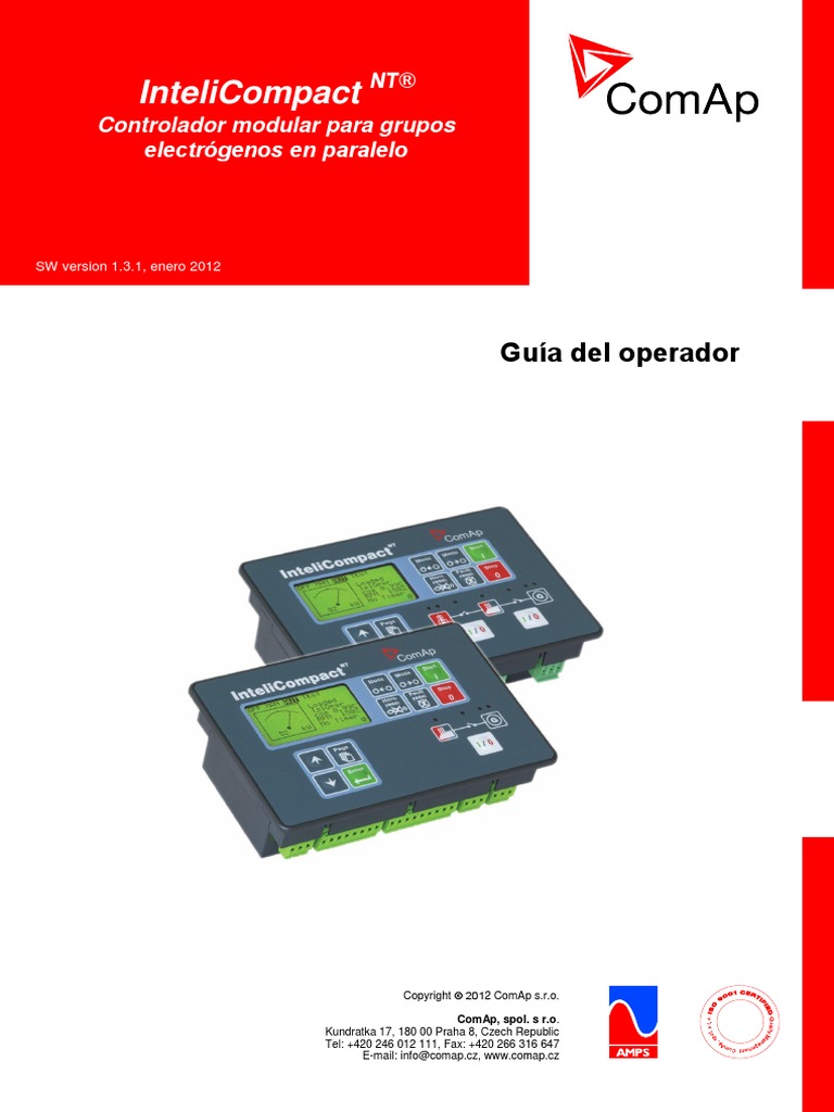 InteliCompact NT Operator Guide 01 2012 ES | PDF | Contraseña | Science