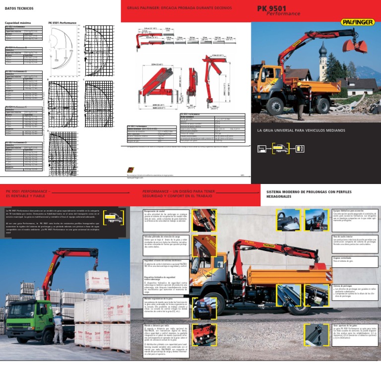 Catalogo Palfinger PK9501 | PDF | Bienes manufacturados | Máquinas