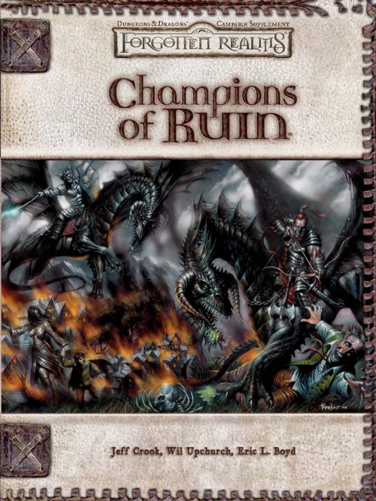 Champions of Ruin PDF | PDF | Evil | D20 System