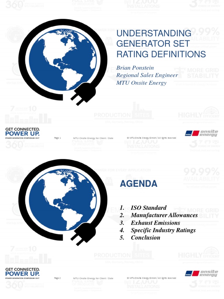 Understanding Generator Set Ratings | PDF | Data Center | Exhaust Gas