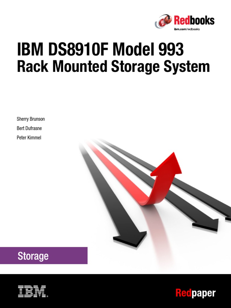 BM DS8910F Model 993rack Mounted Storage System | PDF | Flash Memory ...