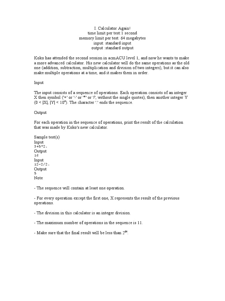 ACM Assignment2 | PDF | Elementary Mathematics | Mathematical Concepts