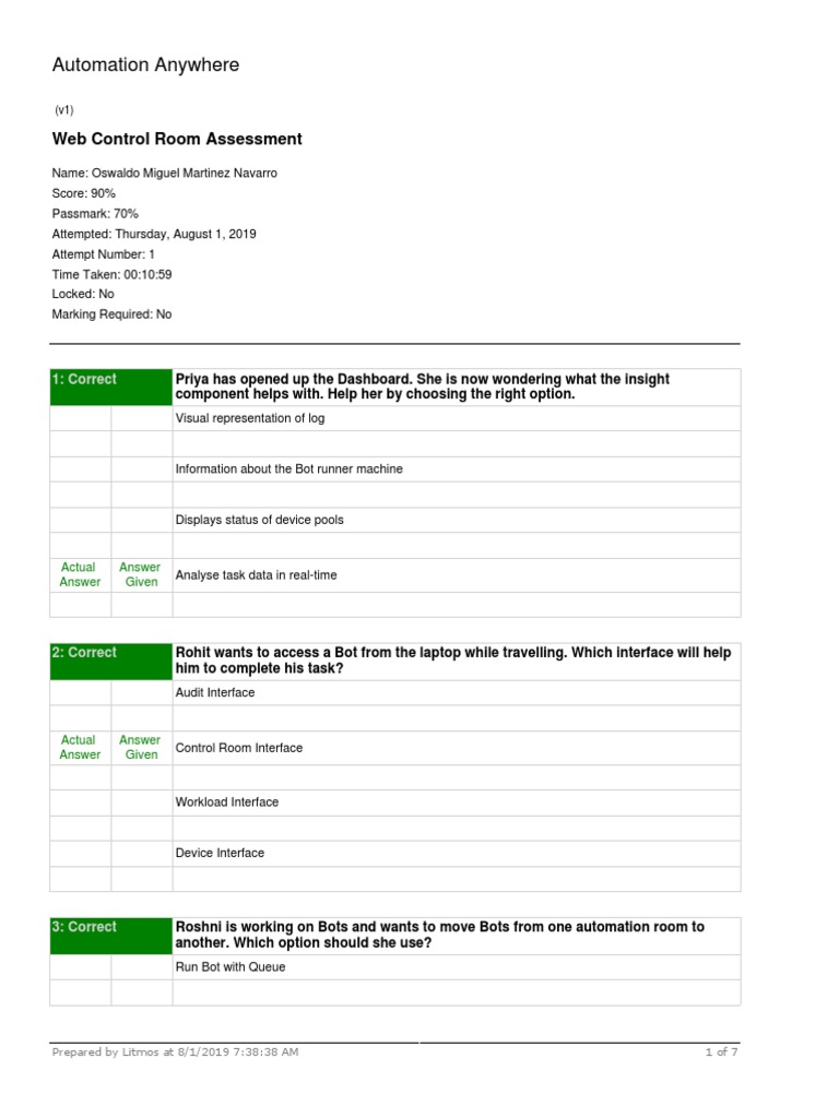 Web Control Room Overview and Functions | PDF | Computer Architecture ...