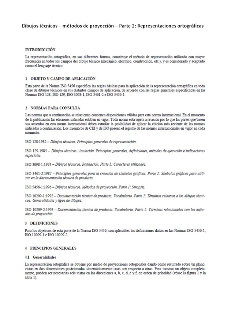 ISO 5456-2-1999 Metodos de Proyeccion Parte 2 | PDF ISO 5456-2-1999 Metodos de Proyeccion Parte 2 | PDF