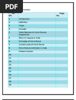 PROJECT PROPOSAL (Micro Finance) - Yash Solanki | PDF | Microfinance ...