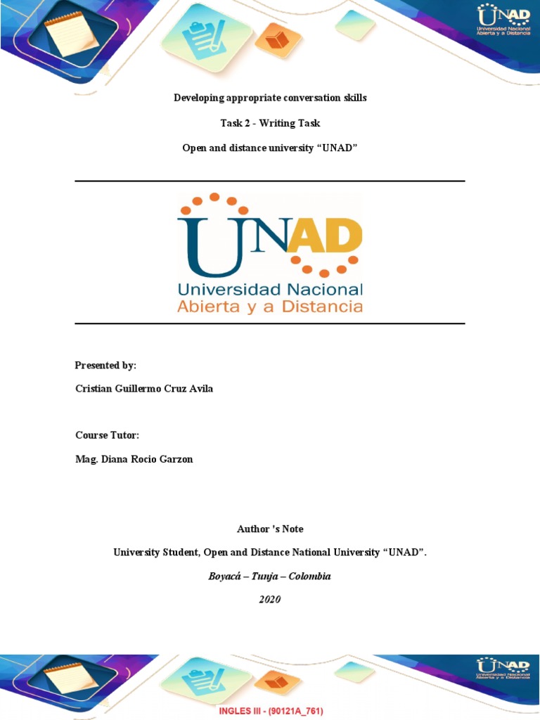 Unit 1 - Task 2 - Writing Task | PDF | Linguistics | English Language