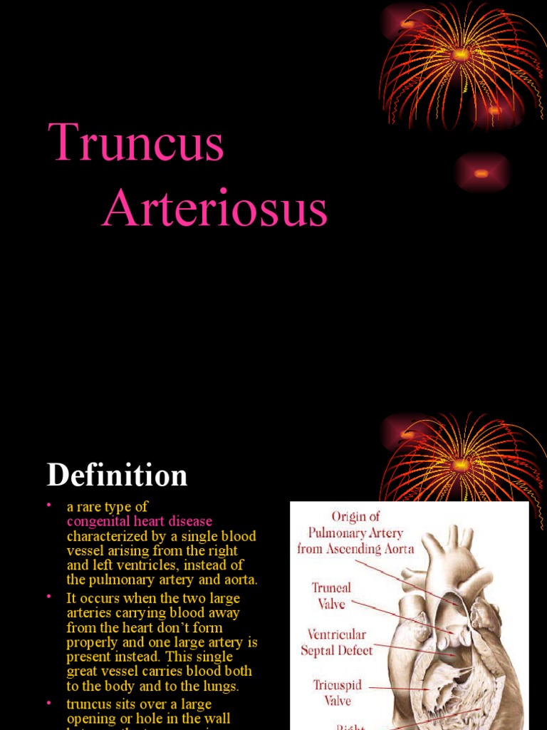 Truncus Arteriosus | PDF | Artery | Congenital Heart Defect