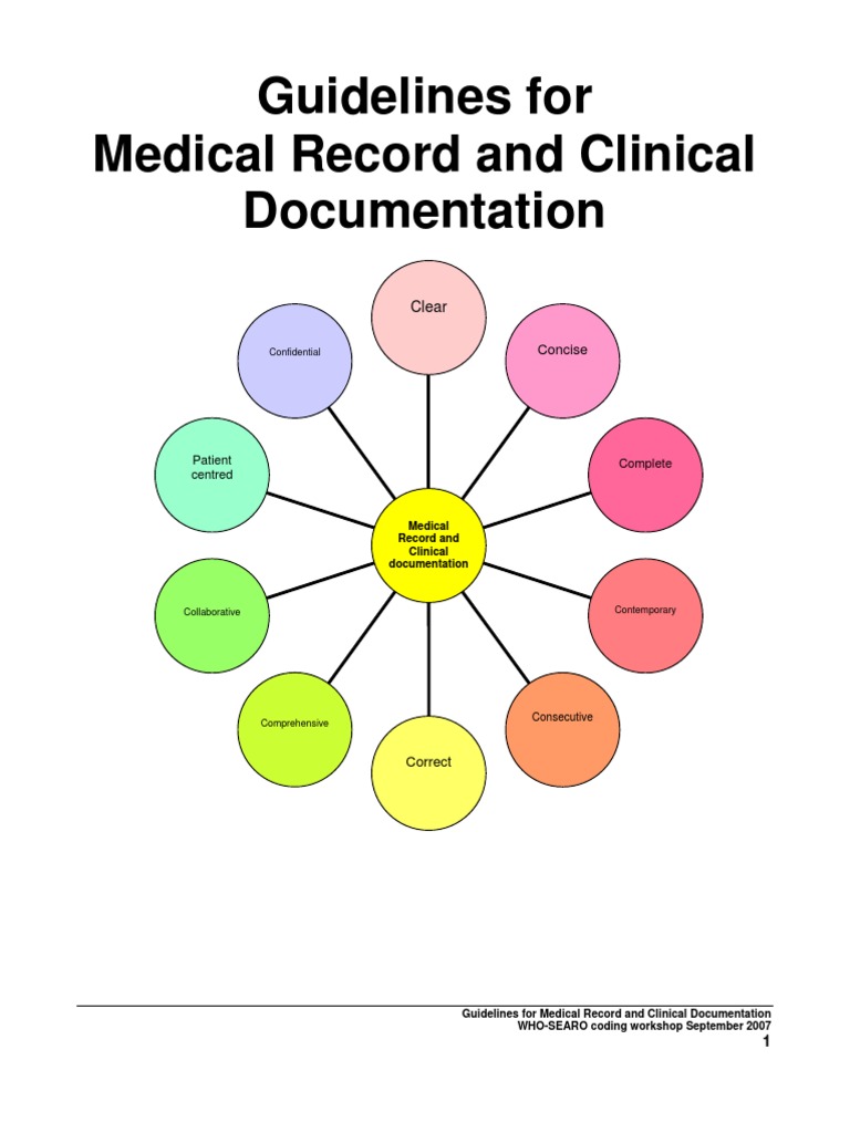 Medical Record Documentation Guidelines | PDF | Medical Record ...