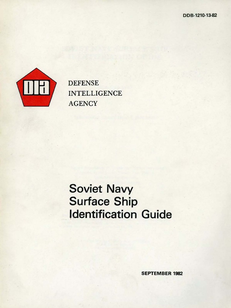 Soviet Navy Surface Ship Identification - Guide | PDF