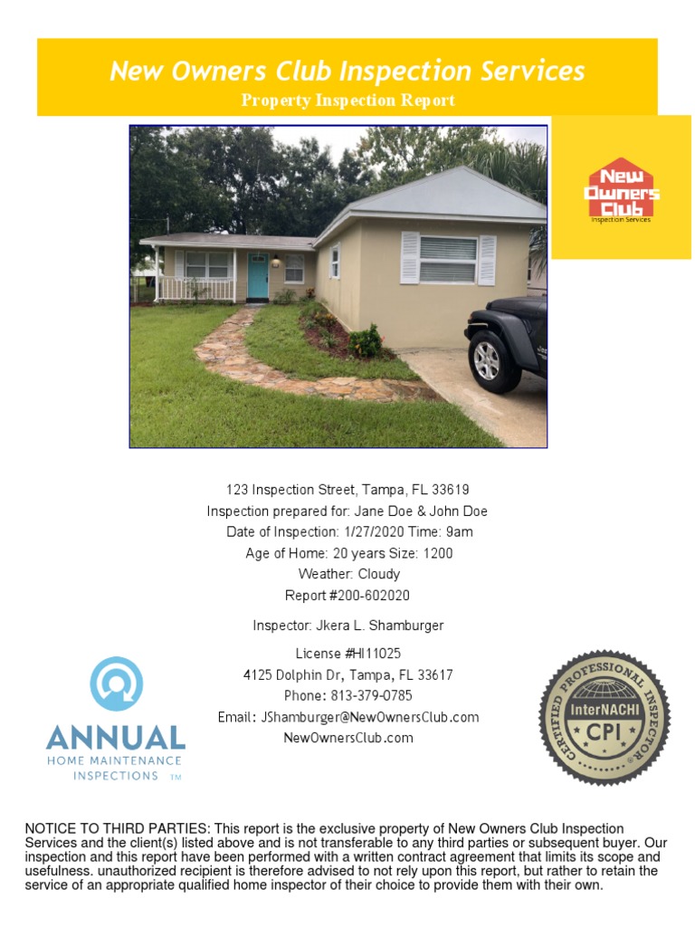 Mock Inspection | PDF | Air Conditioning | Electrical Wiring