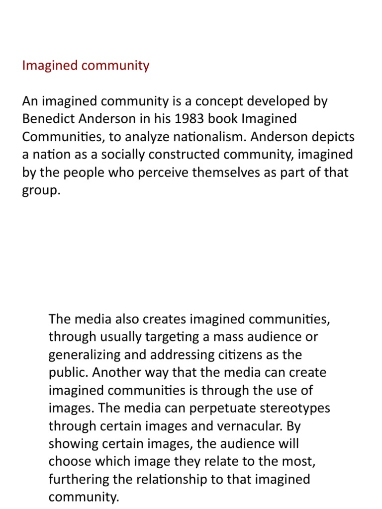 Imagined Community | PDF | Sociological Theories | Political Science