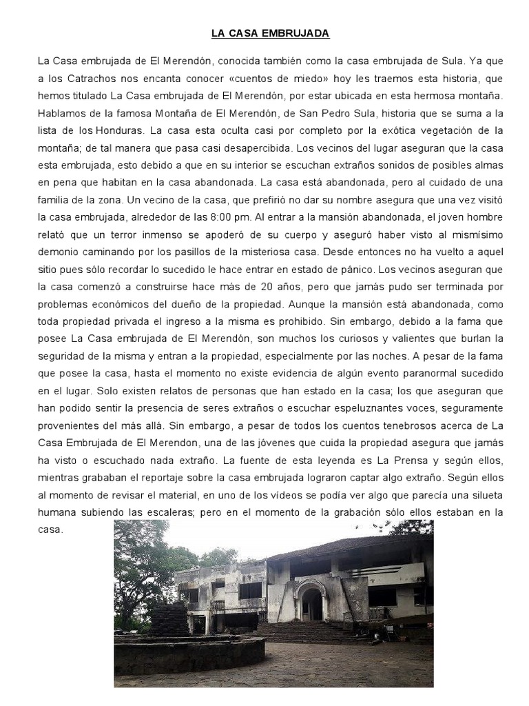 La Casa Embrujada | PDF