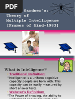 Multiple Intelligences Pie Chart | PDF | Reason | Cognitive Science