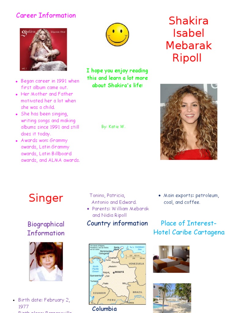 Shakira: Career and Biography Overview | PDF | Music Industry ...