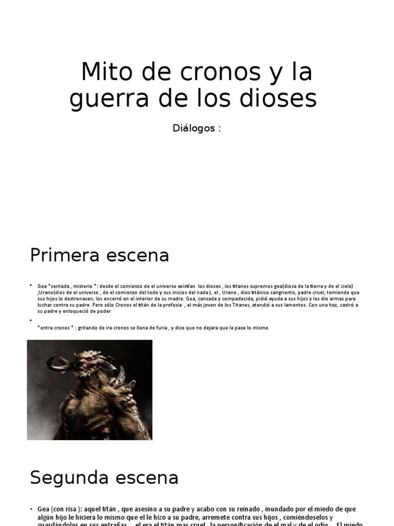 Cronos | PDF | Zeus | Personajes mitologicos