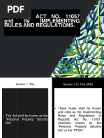 PPSA Summary | PDF | Security Interest | Conveyancing