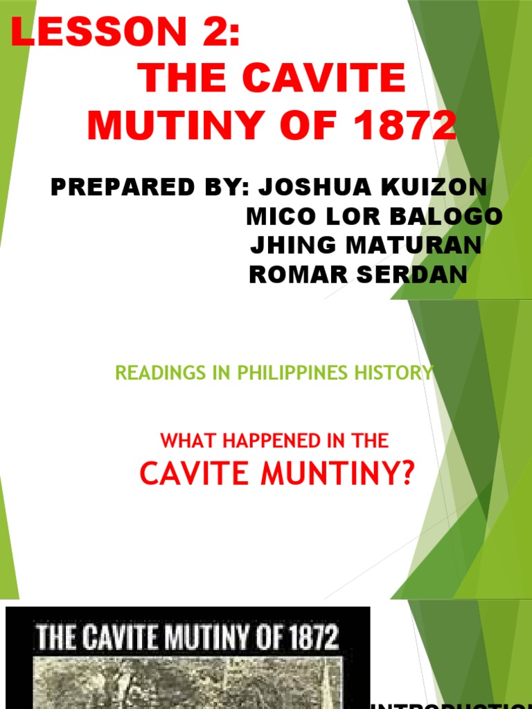 The Cavite Mutiny Complete | PDF | Philippines | Violence