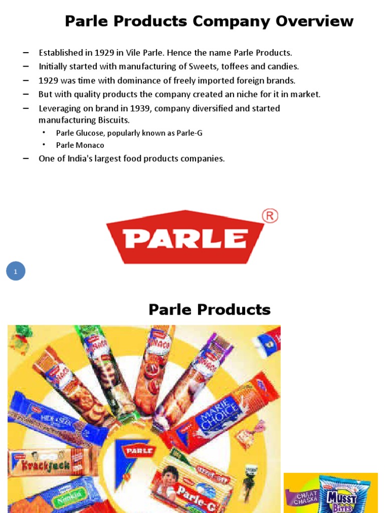 Parle Products Company Overview: - Parle Glucose, Popularly Known As ...