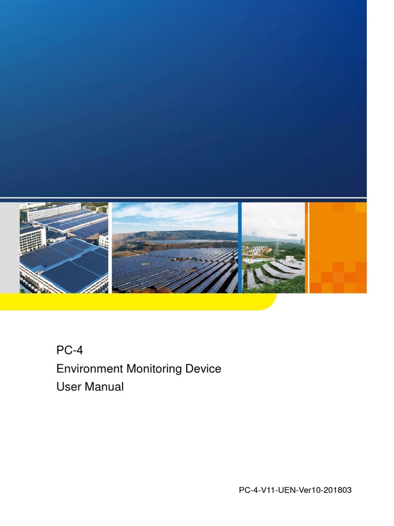 Weather Station-Data Sheet-Sungrow PC4 | PDF | Sensor | Humidity
