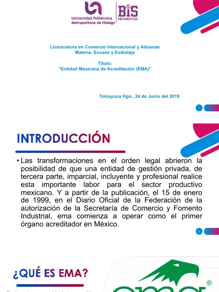 Entidad Mexicana de Acreditación - EMA | PDF | Calidad (comercial) | Economias