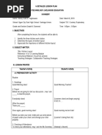 Detailed Lesson - CANAPE | PDF | Hors D'oeuvre | Lesson Plan