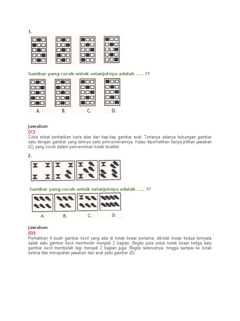 Contoh Soal Figural | PDF