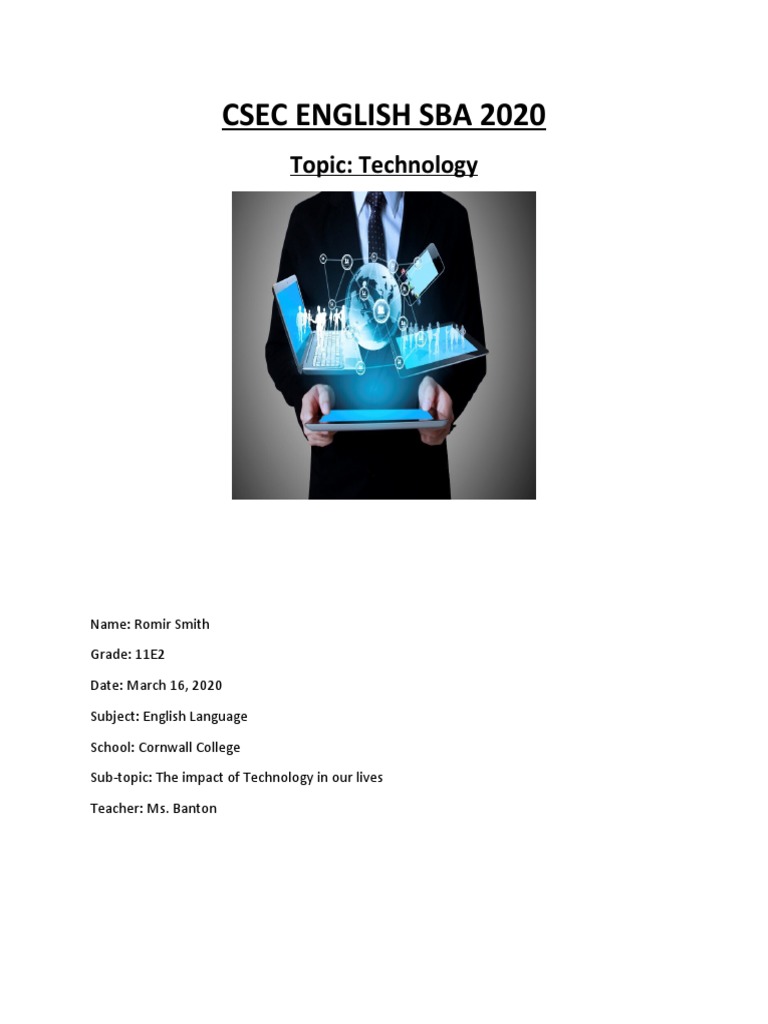 Csec English Sba | PDF