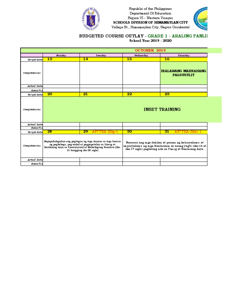 ARALING PANLIPUNAN 7-BCO-3RD-Quarter | PDF