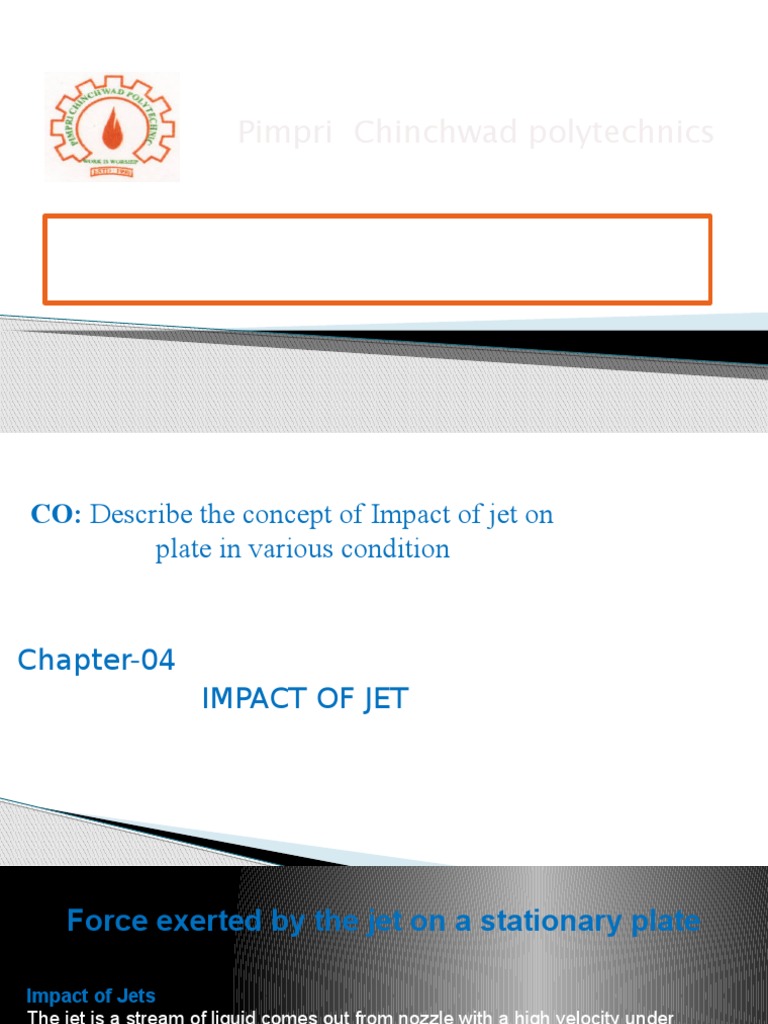 Impact of Jet on Plates in Fluid Mechanics | PDF | Momentum | Force