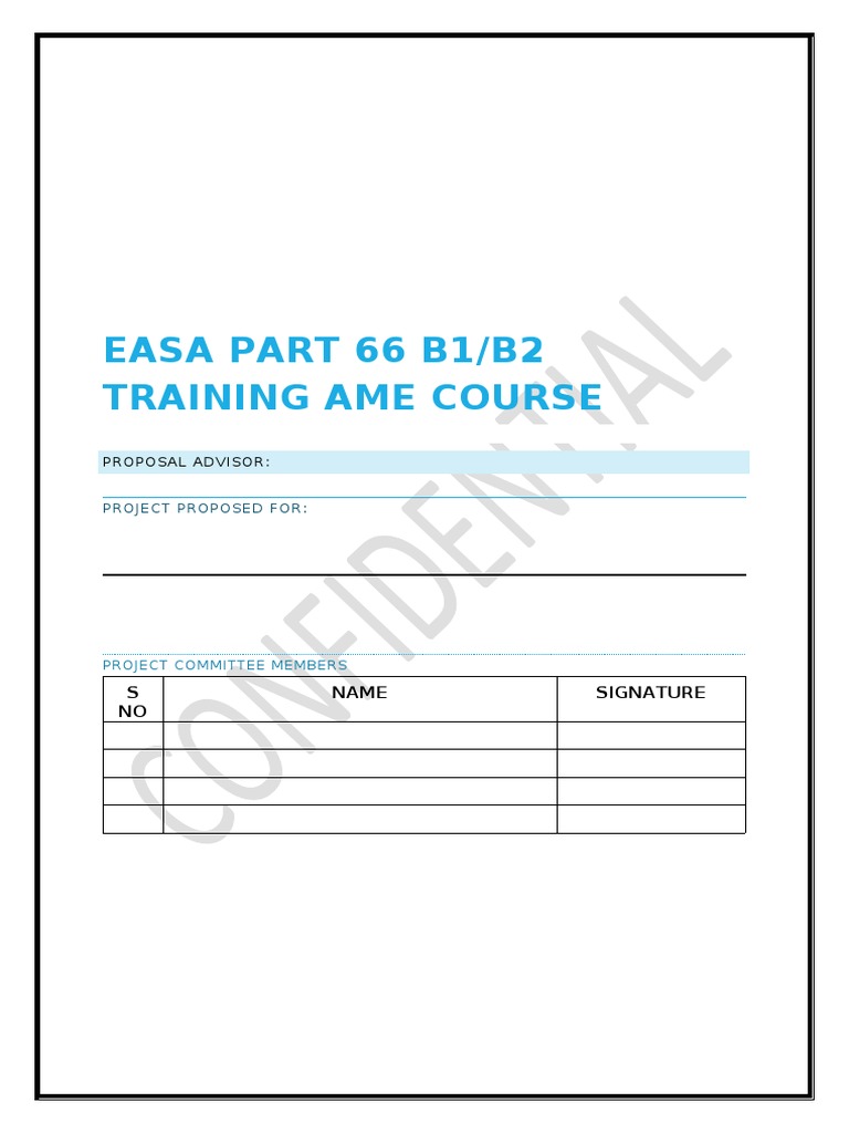 EASA PART 66 B1.docx | Aircraft | Airplane