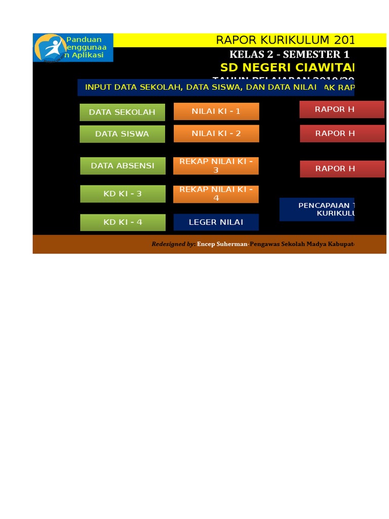 Rapot Kelas 2 Semester 1 | PDF