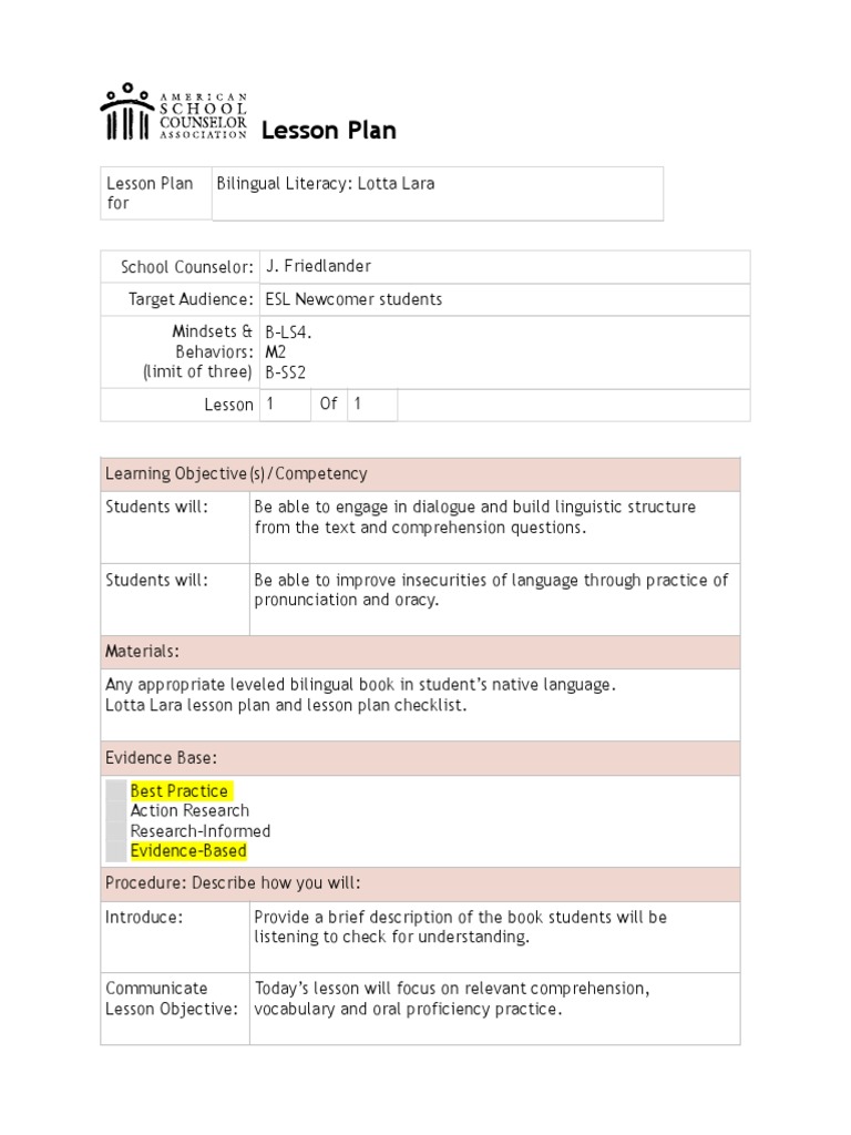 Closing The Gap Lesson Plan | PDF | Reading Comprehension | Lesson Plan