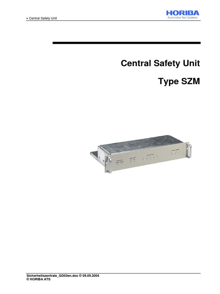 Horiba Manual | PDF | Power Supply | Electrical Connector