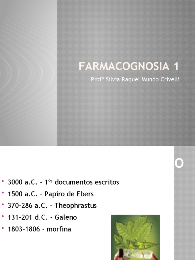 Introducao Farmacognosia | PDF | Moinho (moagem) | Martelo