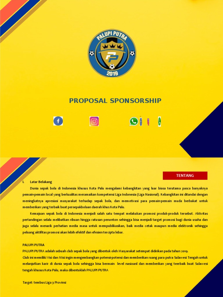Proposal Bola | PDF