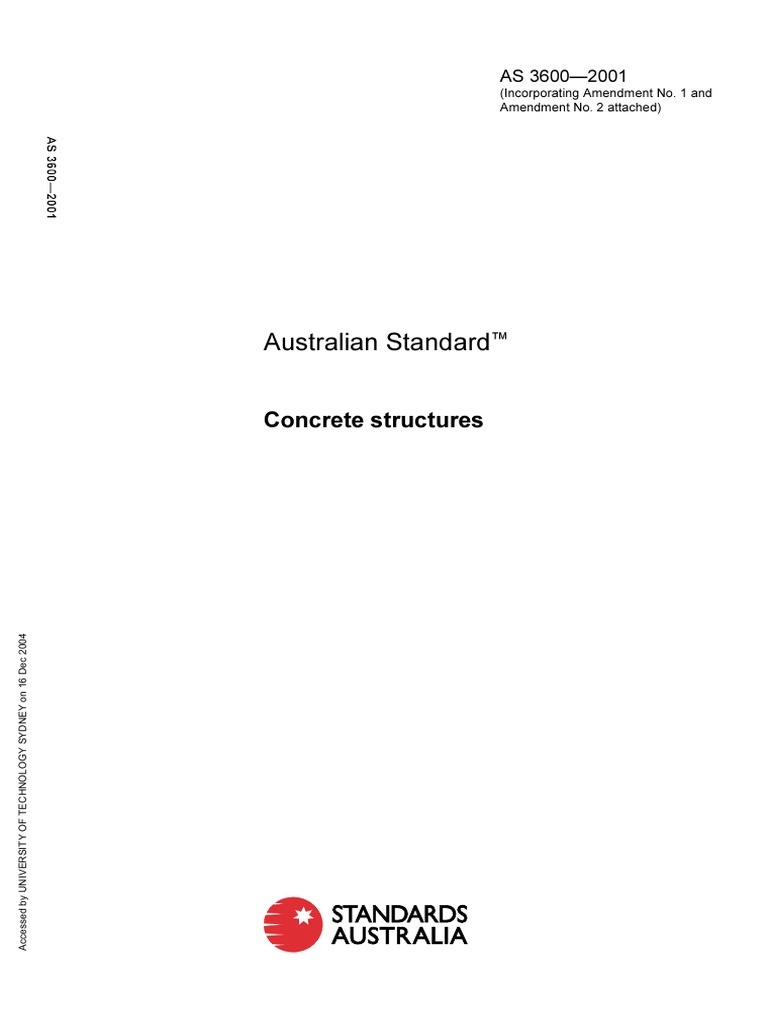 AS3600 | PDF