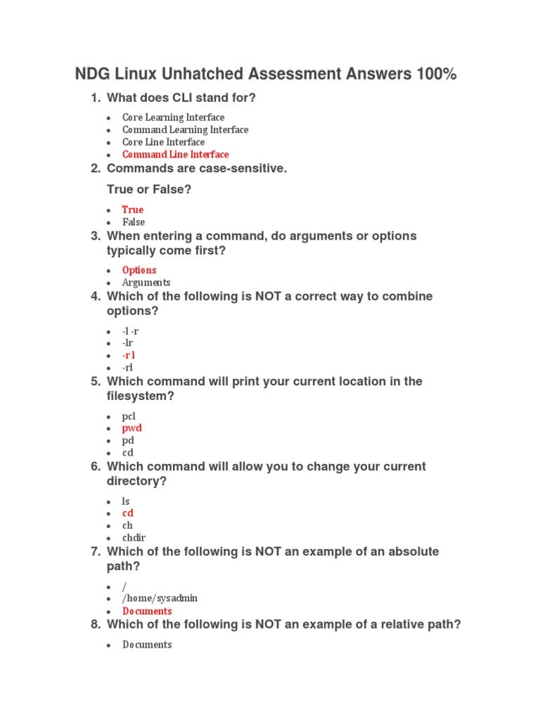 Linux Test | PDF | Computer File | Command Line Interface