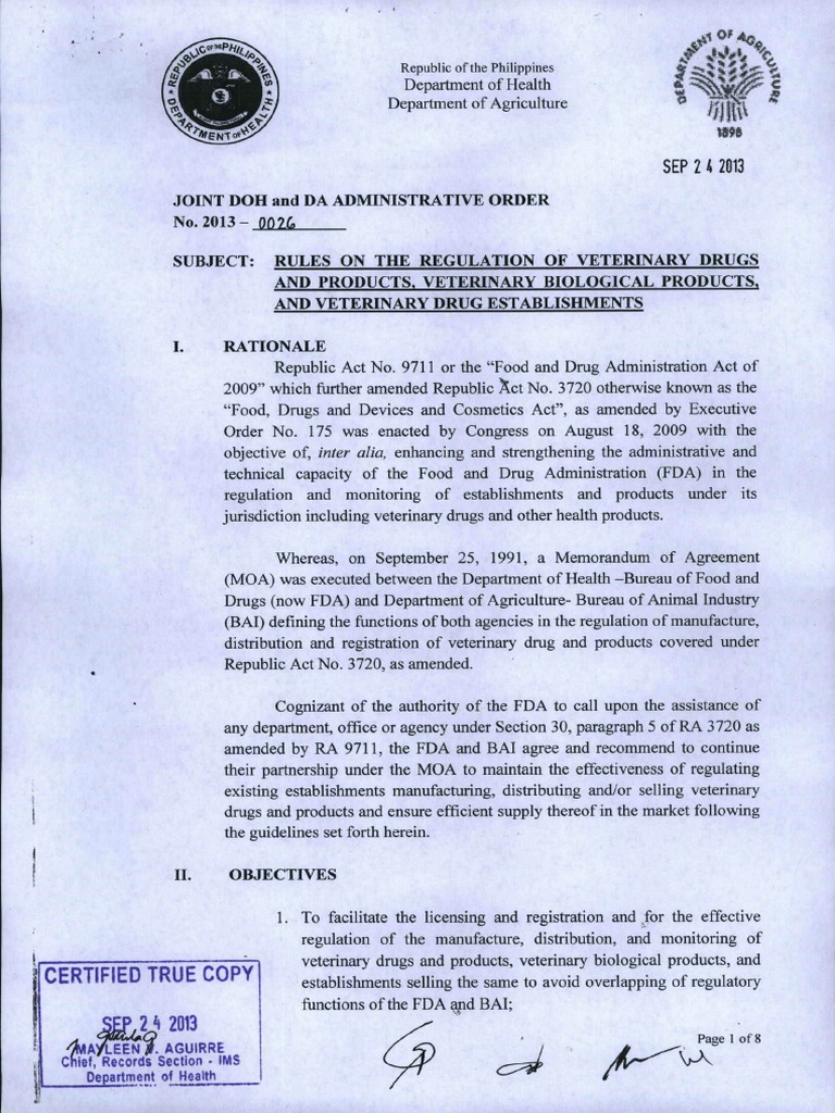 Joint - Doh-Da - Administrative - Orde No. 2013-0026 | PDF